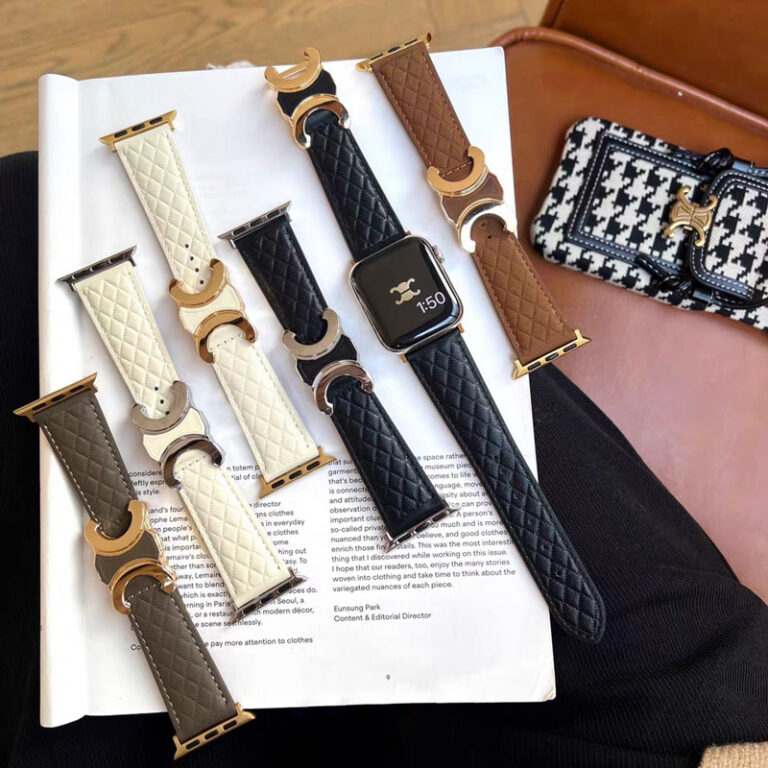 セリーヌ アップル ウォッチ バンド ハイブランド レディース アップル ウォッチ series10 交換ベルト レザー 42mm/46mm ...